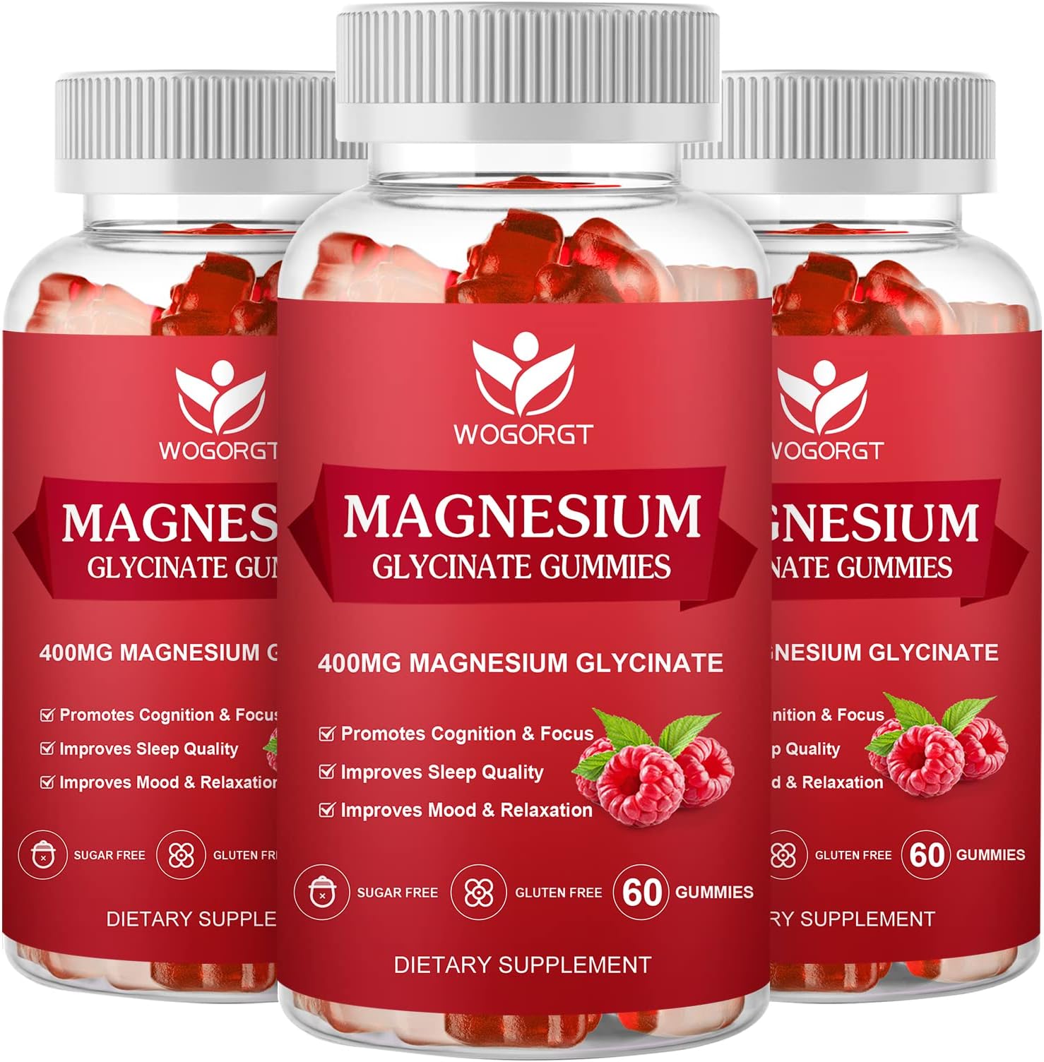 Amazon.com: Magnesium Glycinate Gummies - 400mg Magnesium Glycinate ...