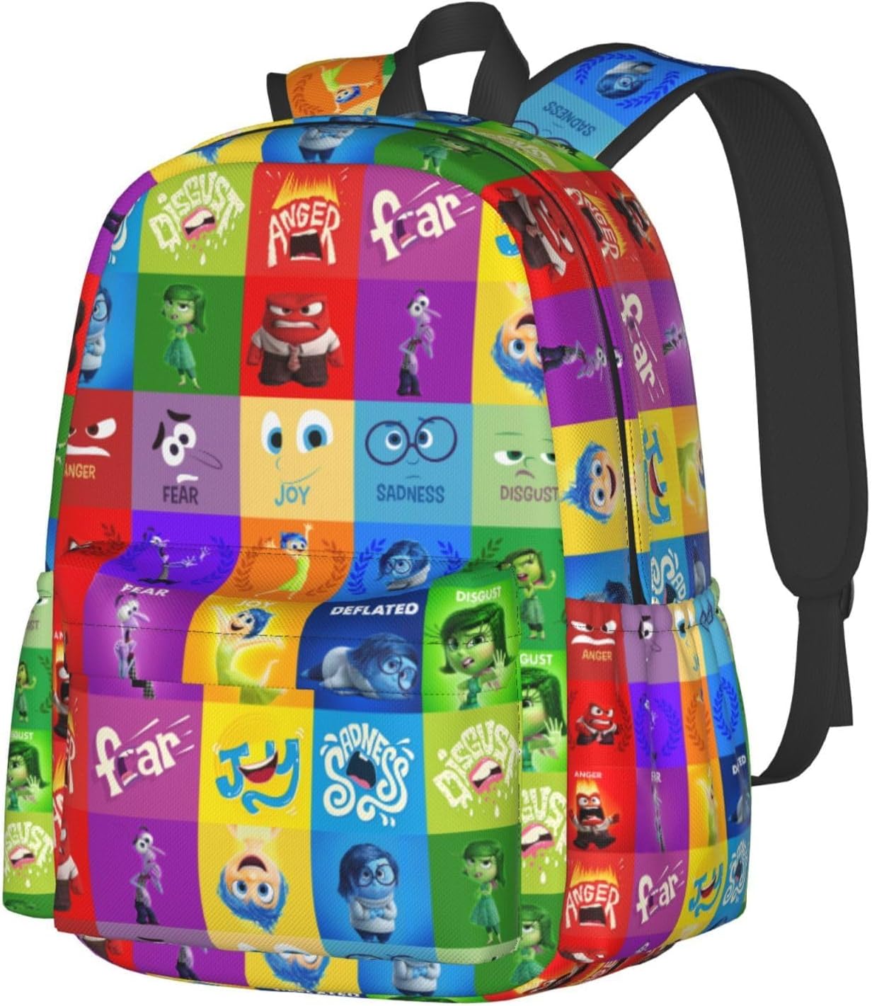 Amazon.com | Hannahes Cartoon Backpack Funny Inside-Out Backpack And ...