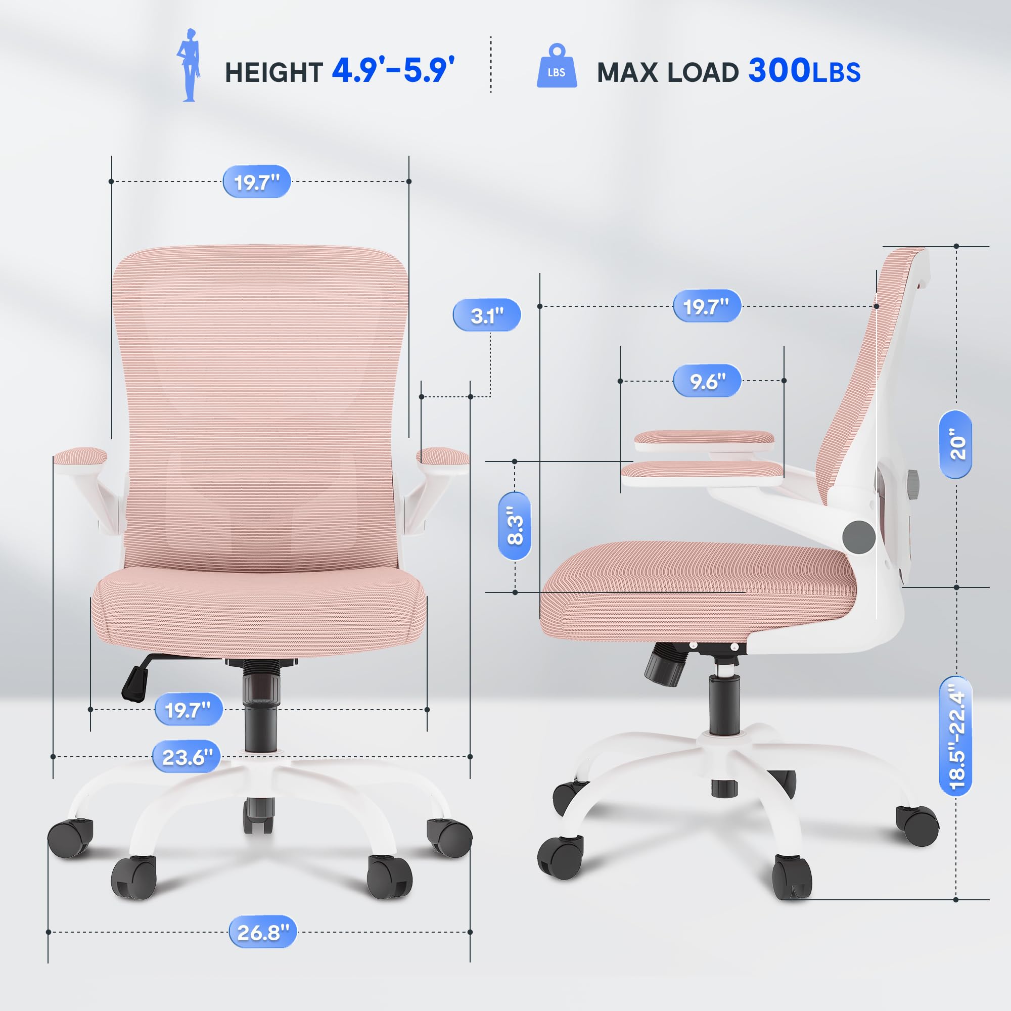 Snapklik.com : FLEXISPOT Ergonomic Office Chairs Mesh Computer Desk Chair