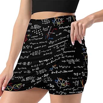 Amazon.com: Physics Equations Women's Mini Tennis Skirt Athletic Golf ...