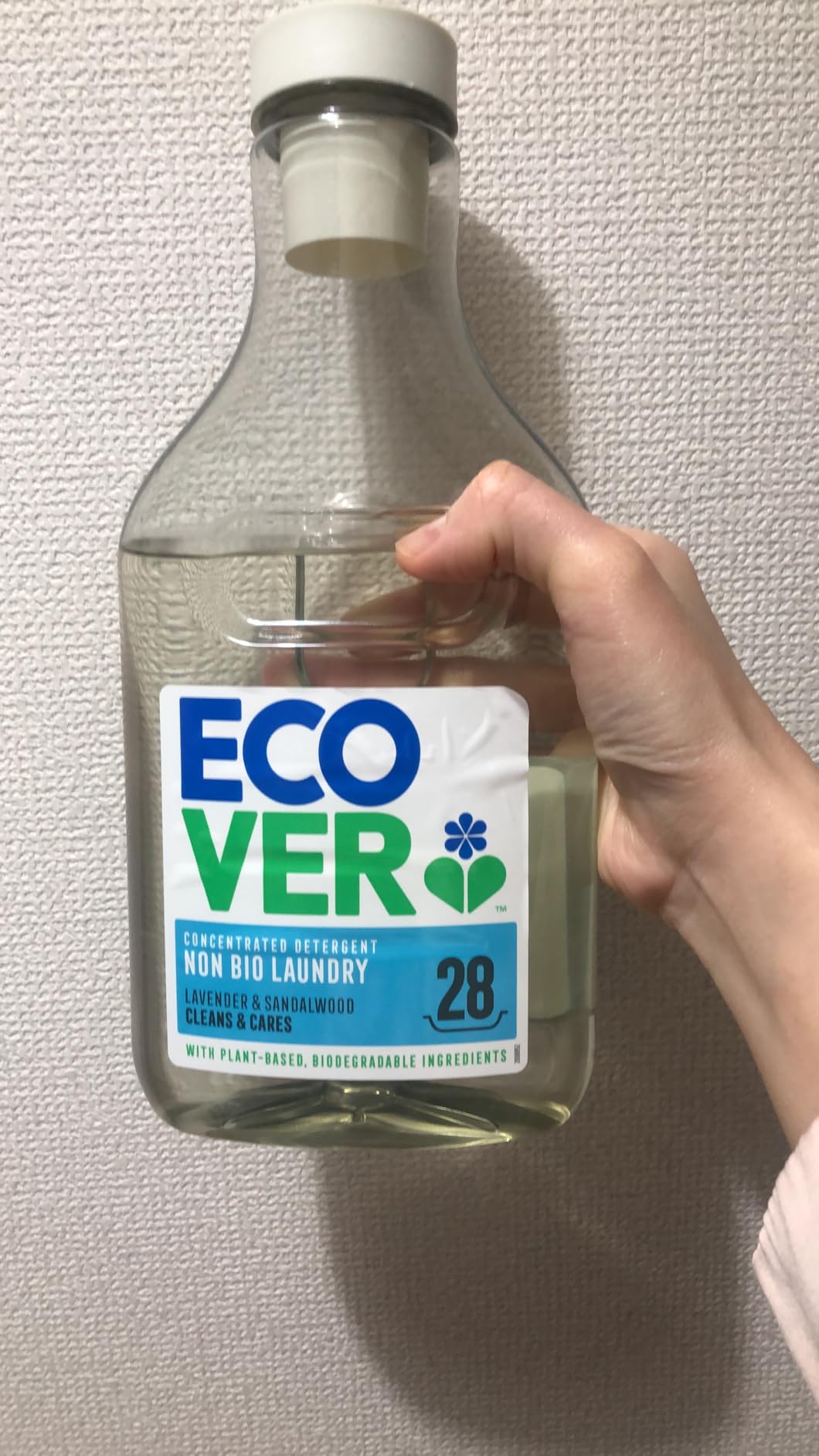 Amazon.co.jp: ECOVER(エコベール) 洗濯洗剤 濃縮 ランドリーリキッド 本体 1000ml ラベンダー&サンダルウッドの香り ecover 肌に優しい 液体 海外 赤ちゃん ...
