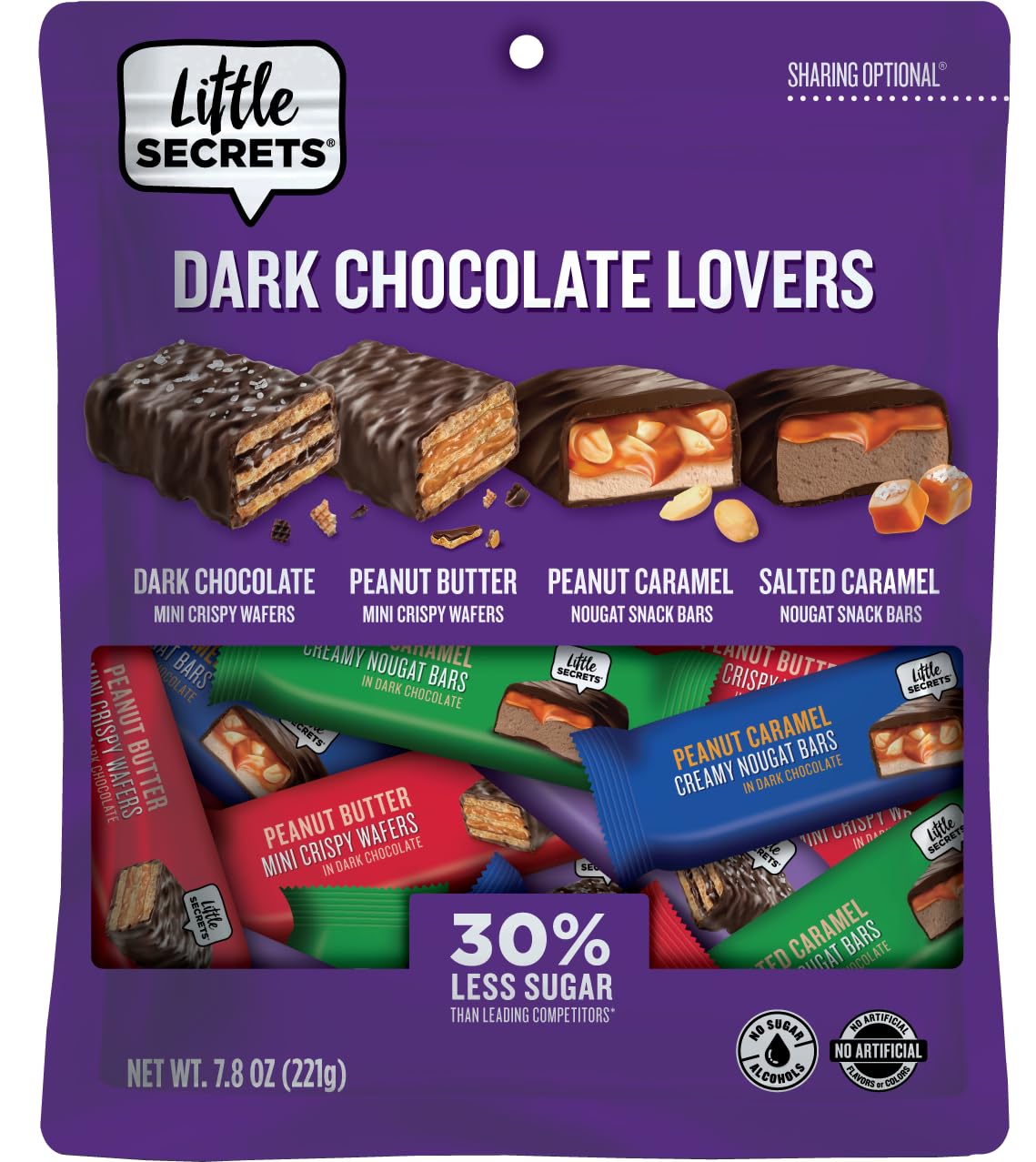 Amazon.com : Little Secrets | 15ct | Dark Chocolate Lovers Variety ...