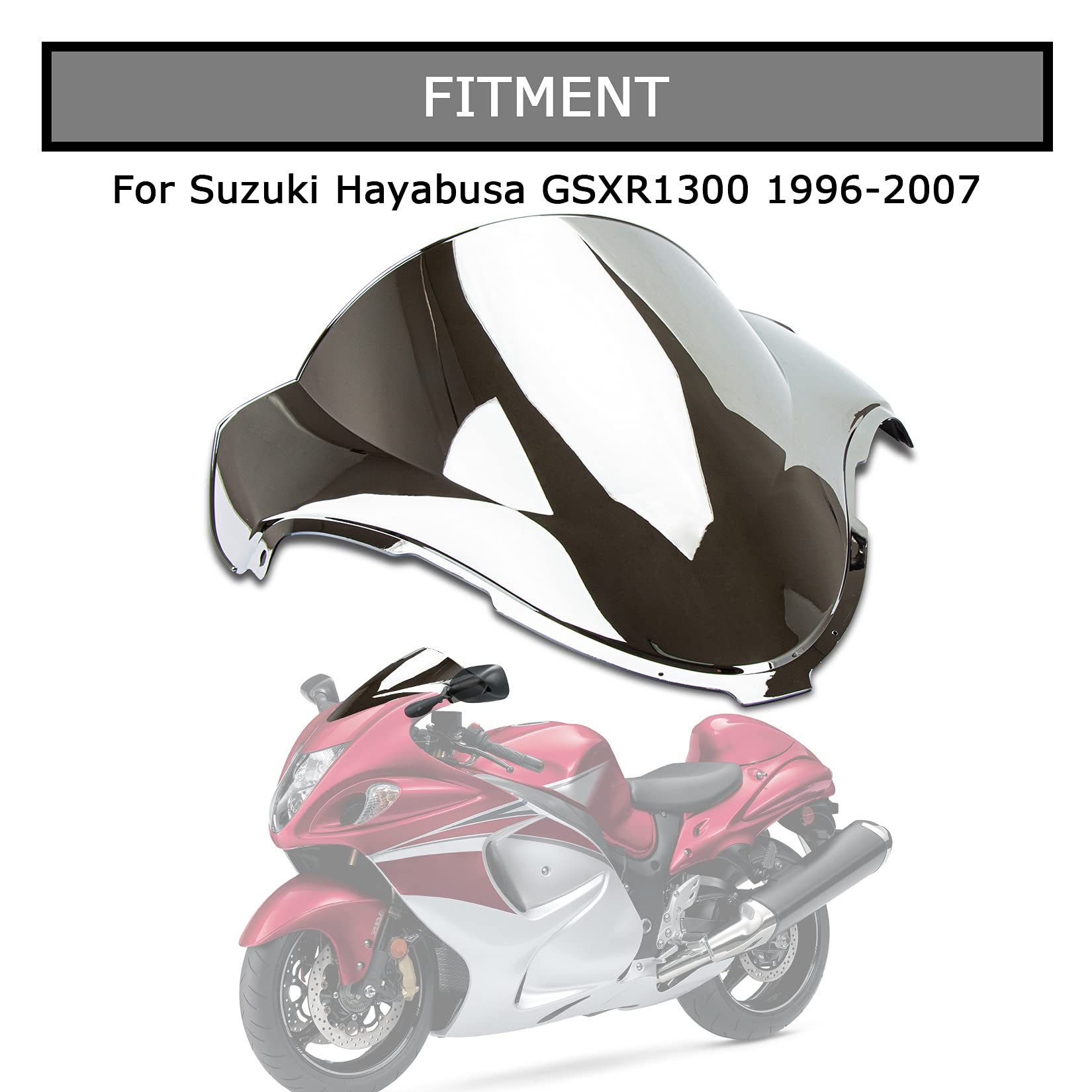 Windshields Suzuki Puig Racing Windscreen Suzuki Hayabusa GSX1300R 1999 ...