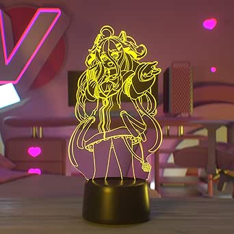 Otaku Lamps Henya VShojo – Anime Lamp Figure Night Light, 16 Color RGB ...