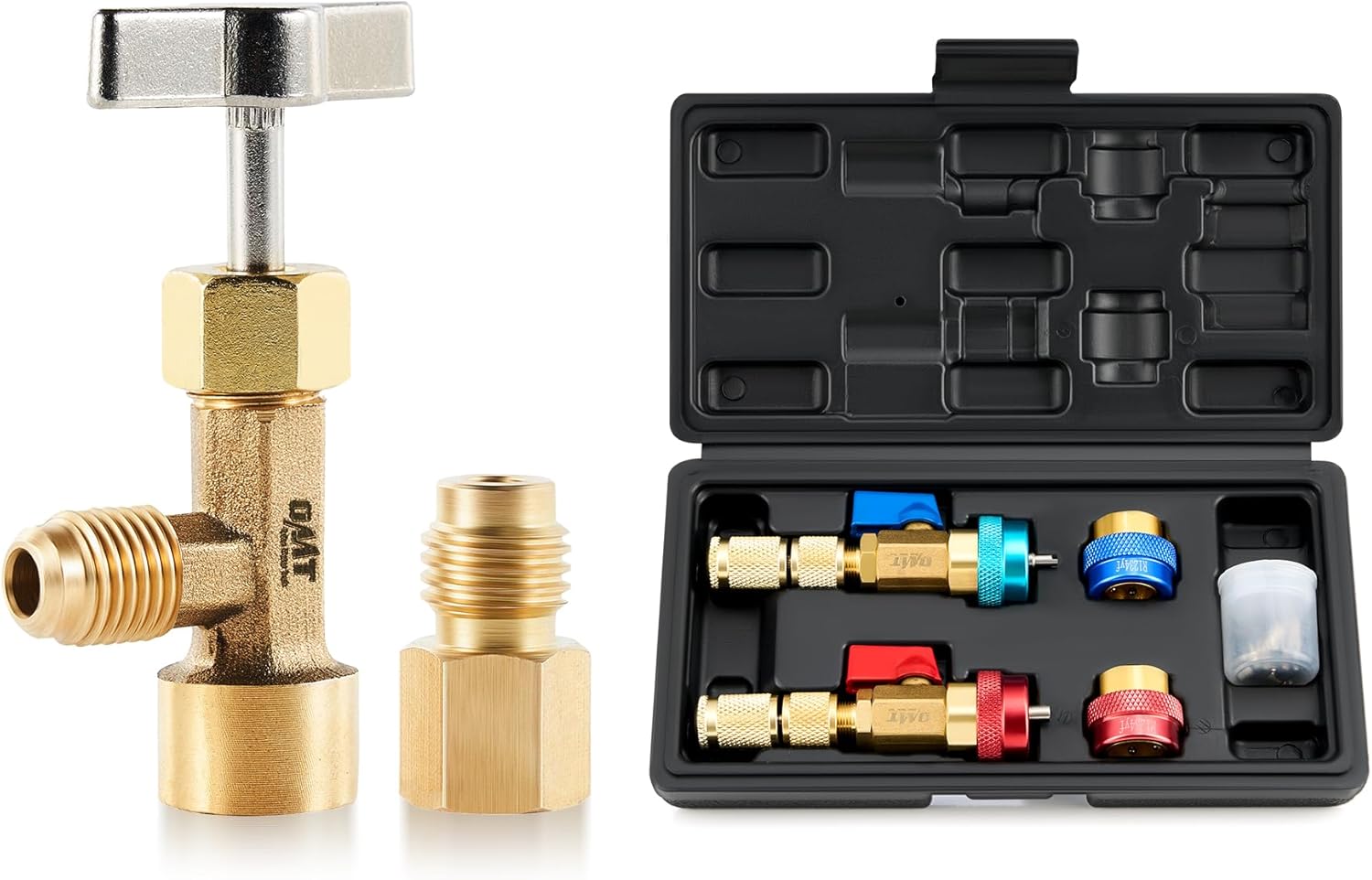 Amazon.com: Orion Motor Tech R134a Can Tap with Tank Adapter & AC Valve ...