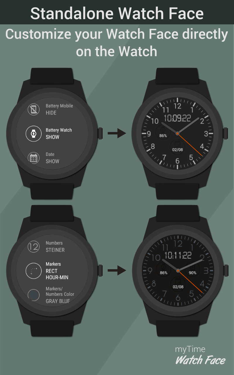 myTime Watch Face Lite - App on Amazon Appstore