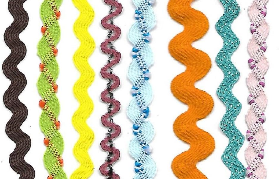 Amazon.com: BEEKLEY BOWS Ric Rac Craft Sewing Trim Variety Starter Pack ...
