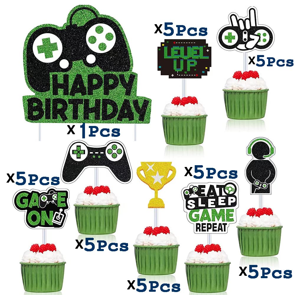 Xbox Cupcake Toppers
