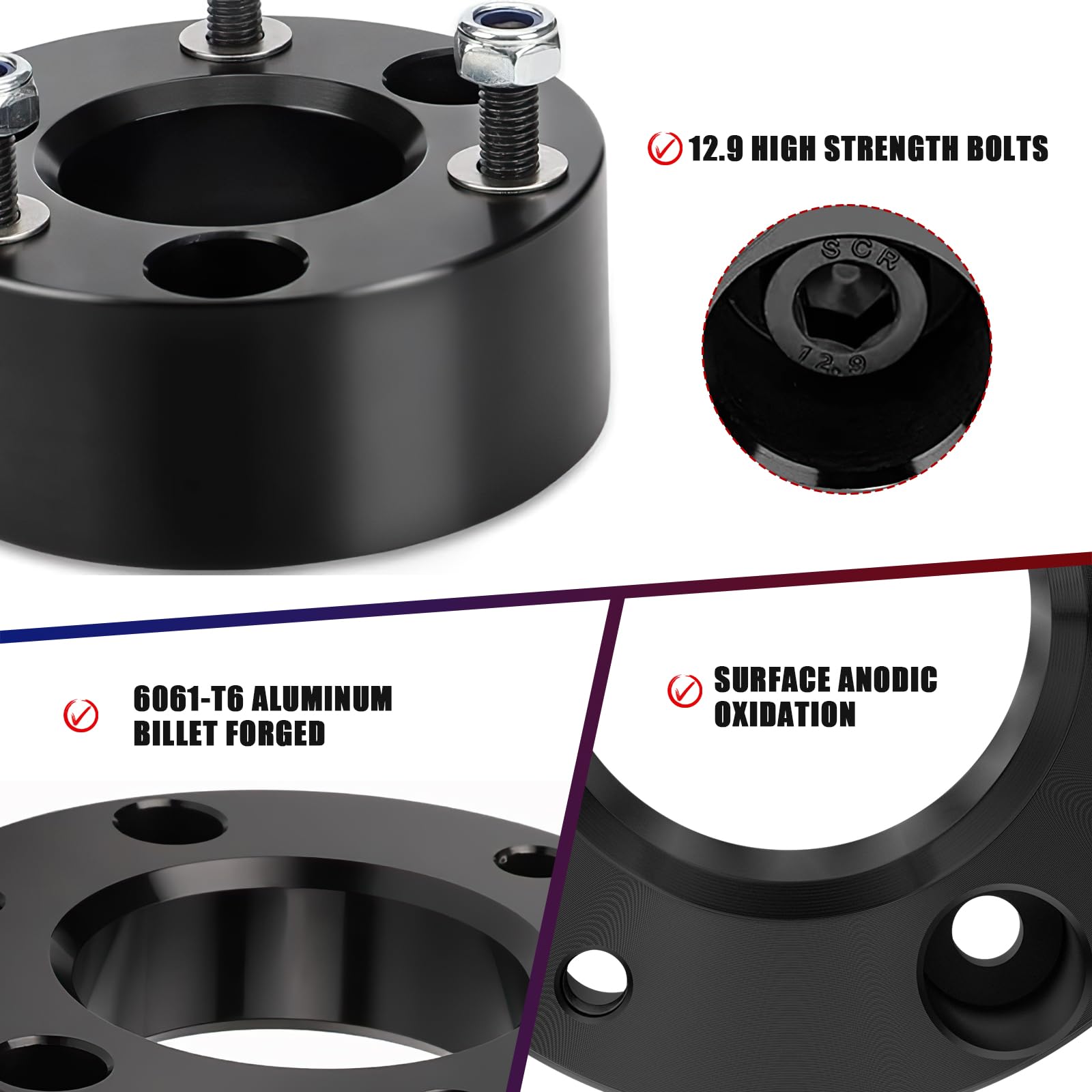 Snapklik.com : Flycle 2 Rear Leveling Lift Blocks For F150, 2 Inch Rear ...