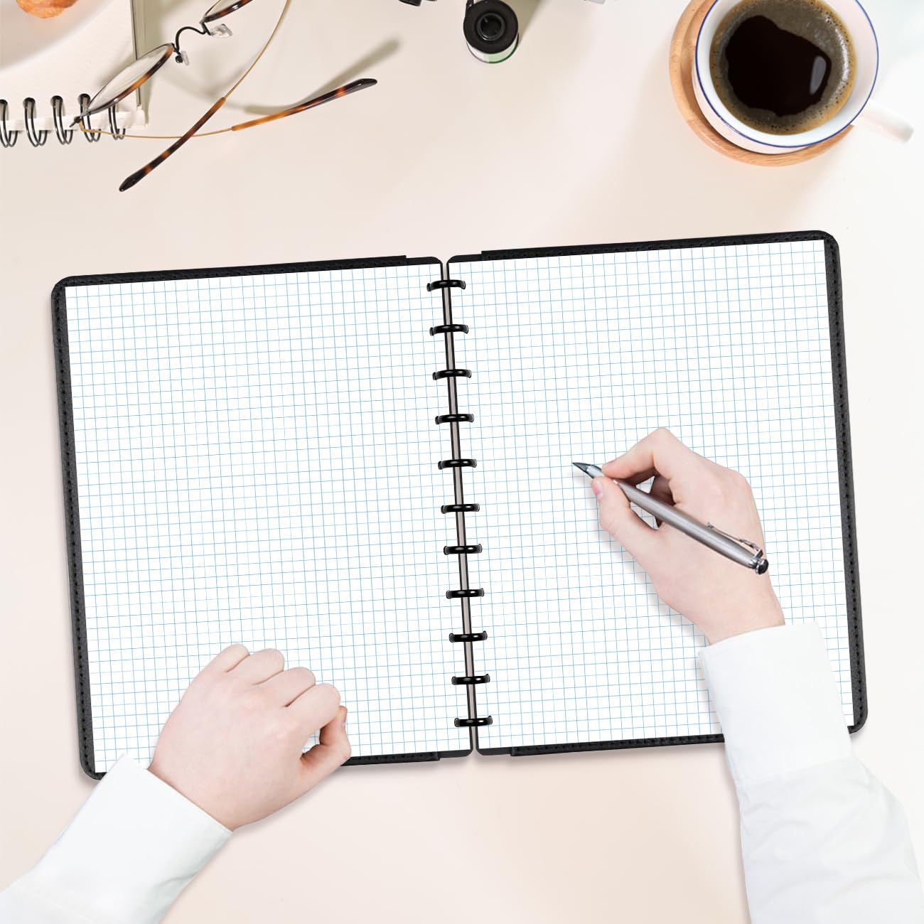 Snapklik.com : (3-Pack) A4 TUL Discbound Grid Filler Paper - 11 Disc ...