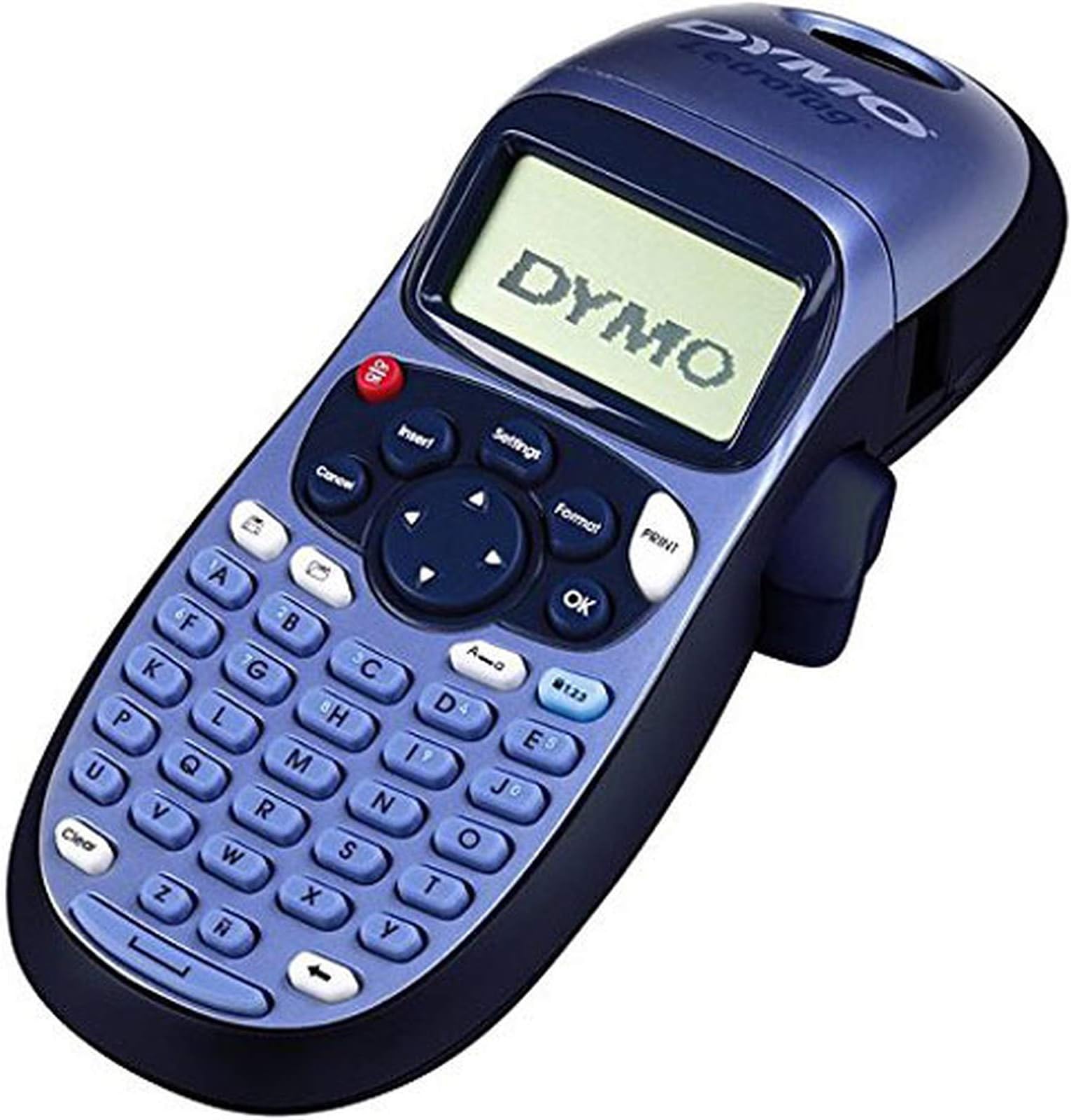 Dymo LetraTag LT-100H Label Maker ABC Keyboard, Black/Blue : Amazon.co ...