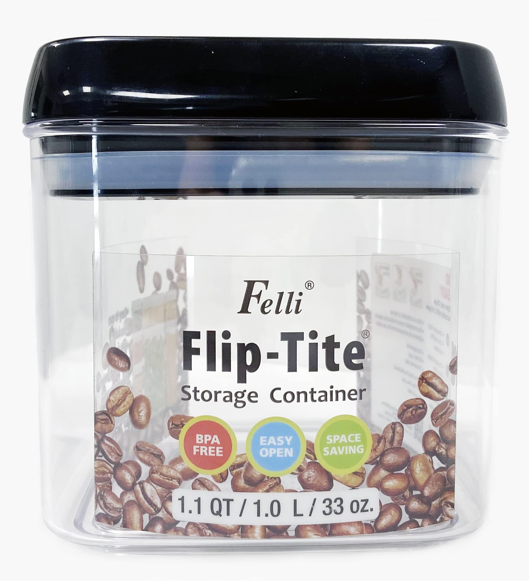 Amazon.com: Better Homes and Gardens Flip-Tite 10 Cup Square Container ...
