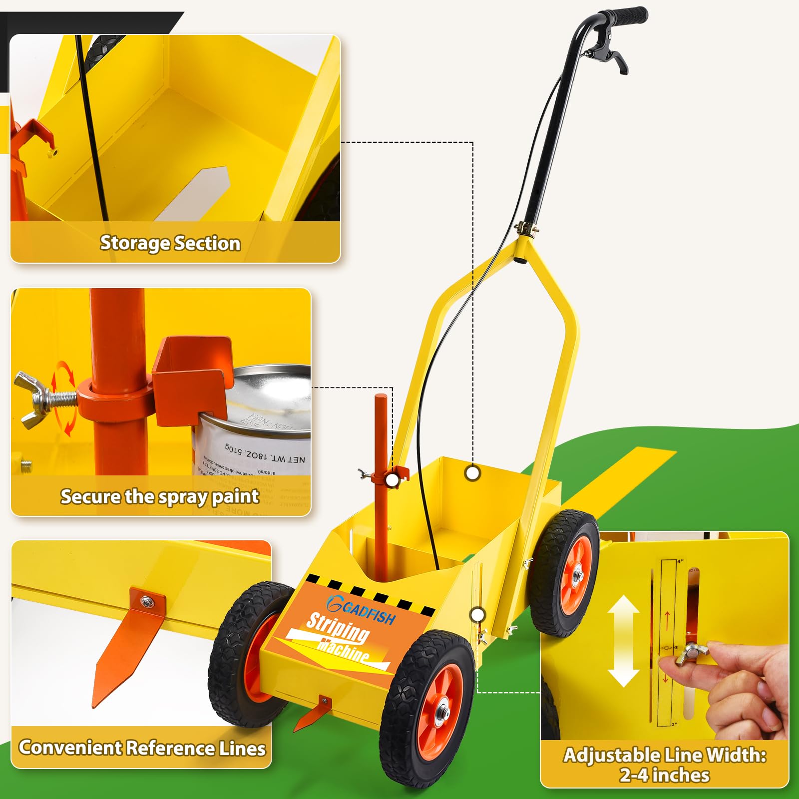 Parking Lot Striping Cart