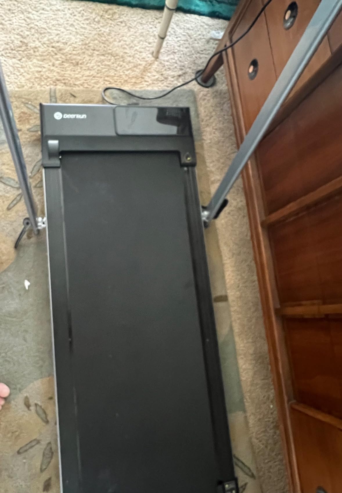 $38/mo - Finance DeerRun 3 in 1 Folding Treadmills for Home, 3.0HP ...