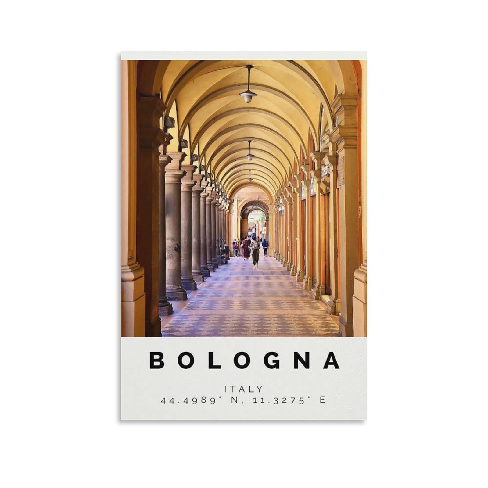 Famiglia Bologna Bologna Poster Colorful Print, Bologna Wall Art,