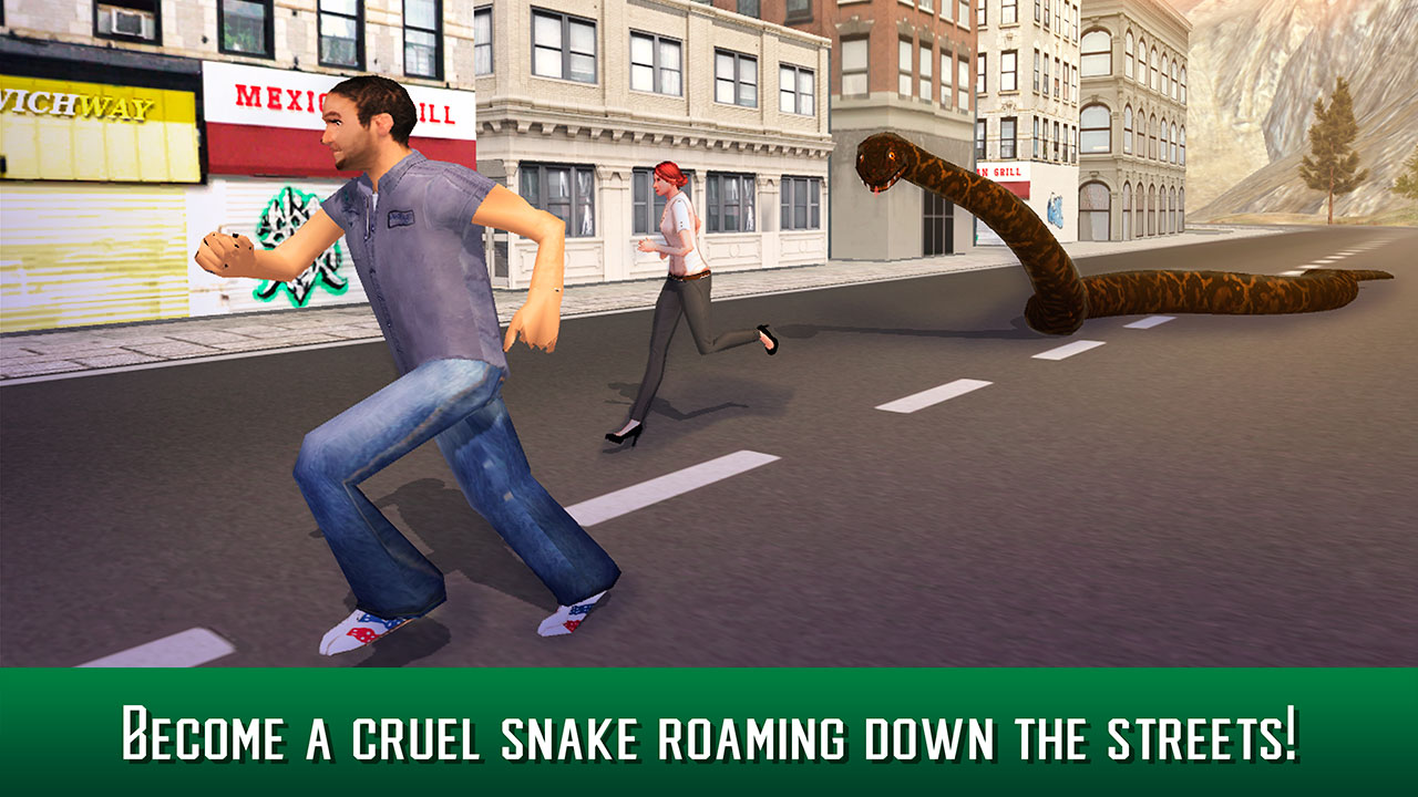 Aplicación Angry Anaconda City Wild Hunt 3D en Amazon Appstore