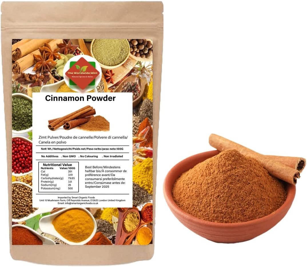 The Worldwide Mint l Ceylon Cinnamon Powder l Cinnamon Ground l ...