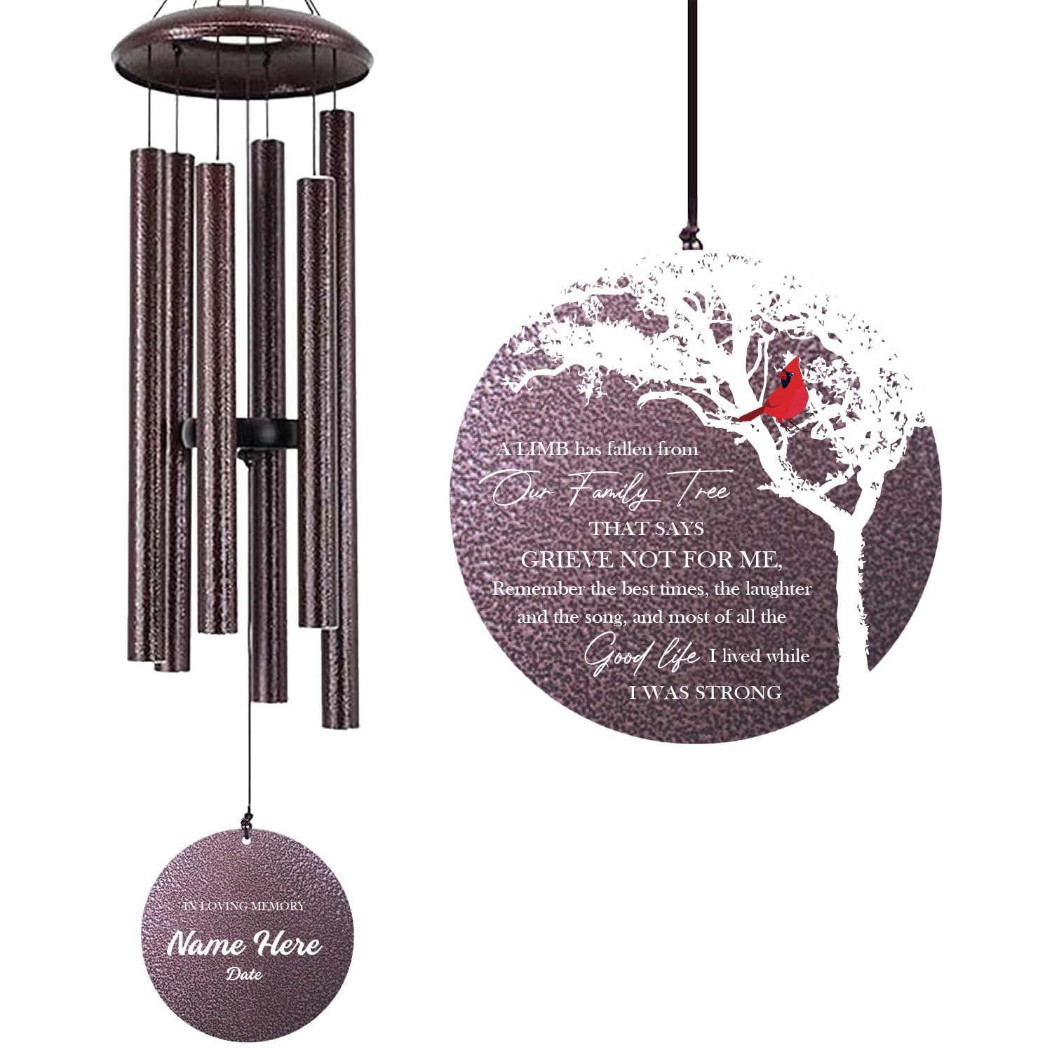 Amazon.com : ASTARIN 36" Large Deep Tone Personalized Name Sympathy ...