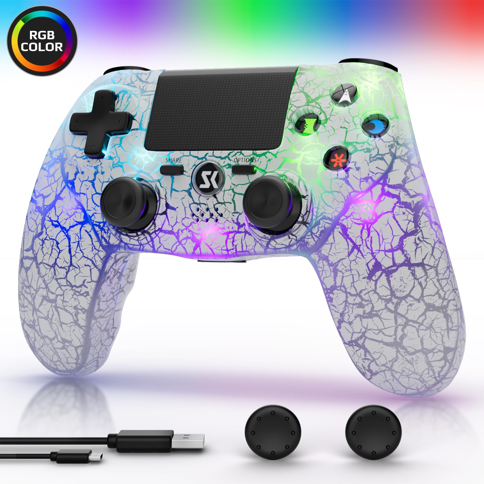 Snapklik.com : CHENGDAO Controller For PS4, Wireless Controllers For ...