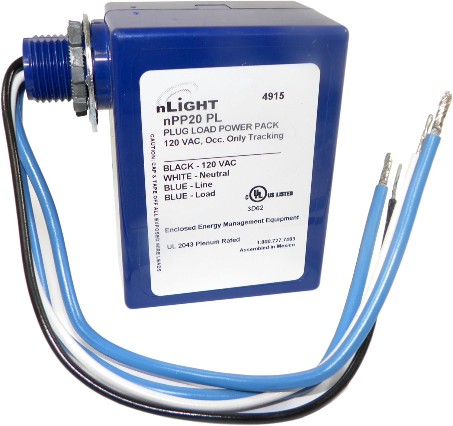 Amazon.com: Sensor Switch NPP20-PL Nlight Plenum Plug-Load Control ...