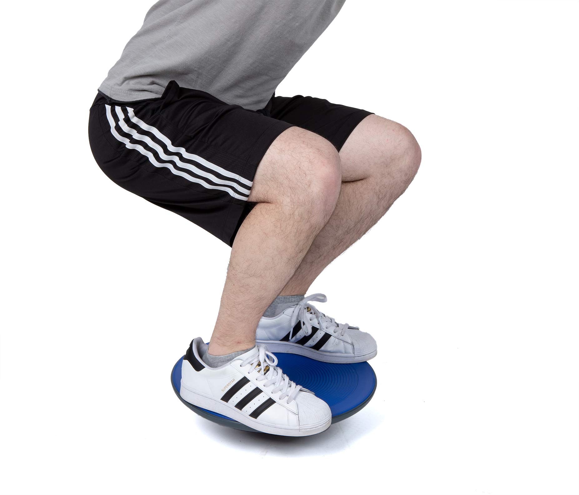 Mind Reader BALBOARD-BLU Wobble, Exercise Stability Portable Board with ...