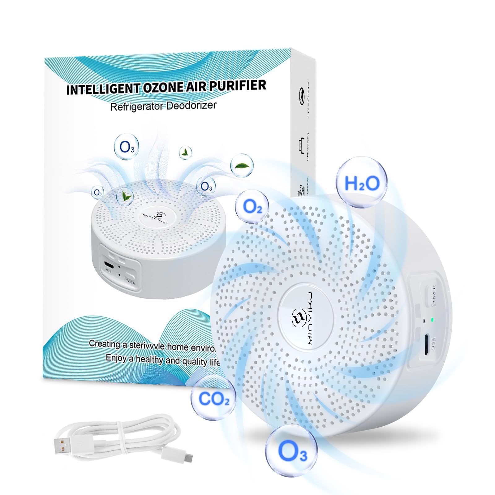 Ozone Odor Eliminator for Strong Odor,99% Odor Removal Machine for Home ...