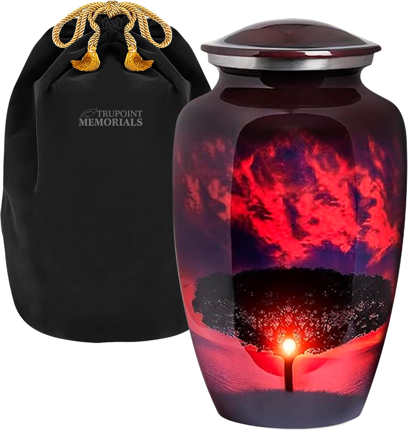 Amazon.com: Trupoint Memorials Cremation Urns for Human Ashes, Tree of ...