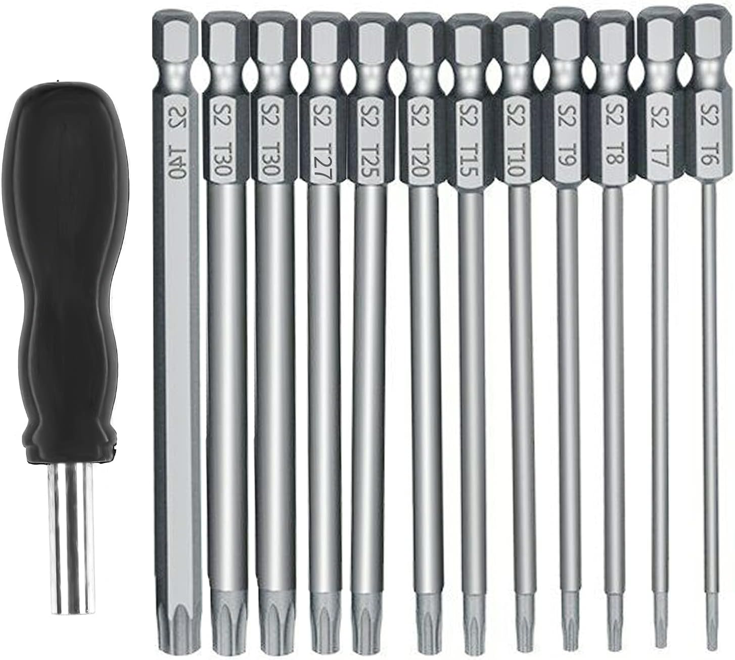 JTENG 8 Stück 150mm Torx Bits Schraubendreher Set Extra lang und ...