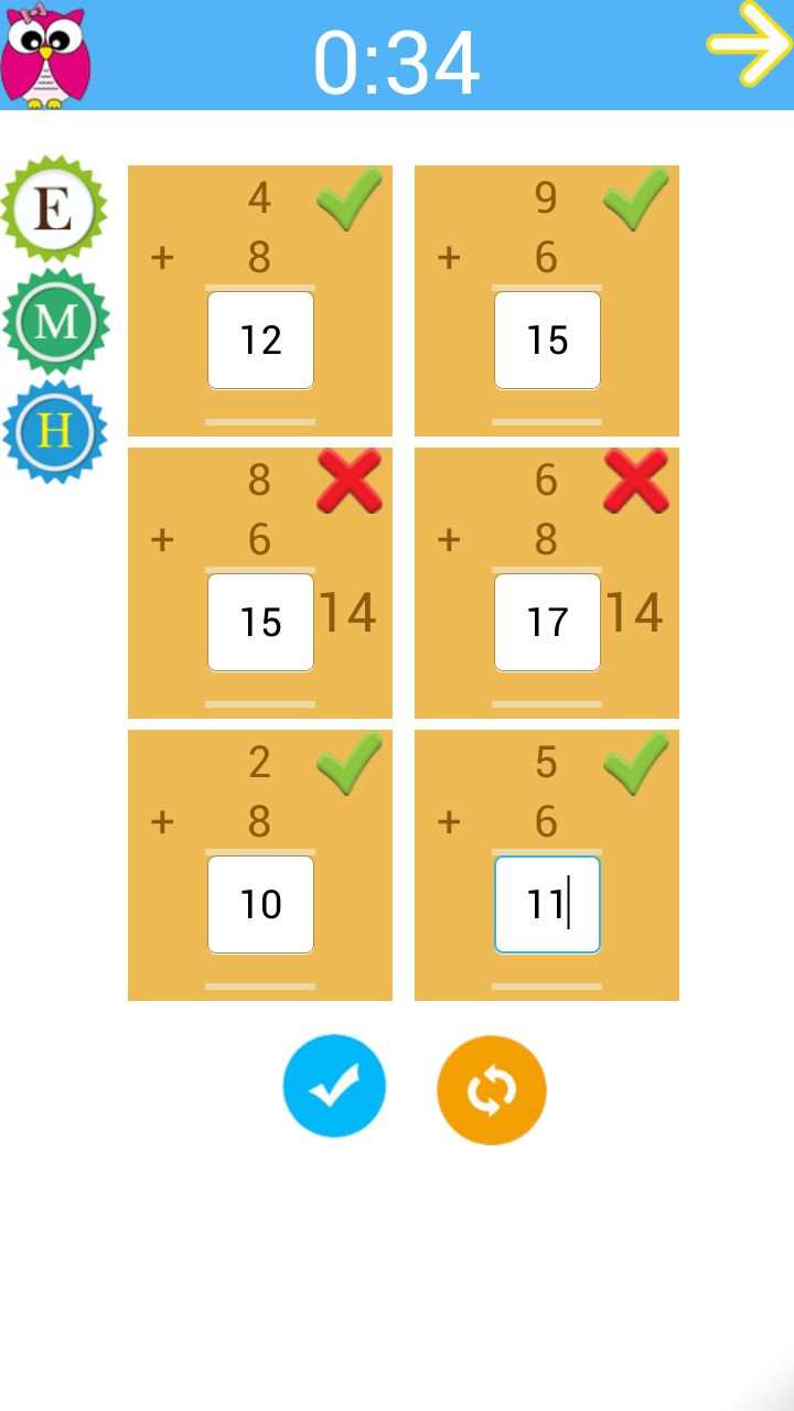 Kids Addition Worksheets - App on Amazon Appstore