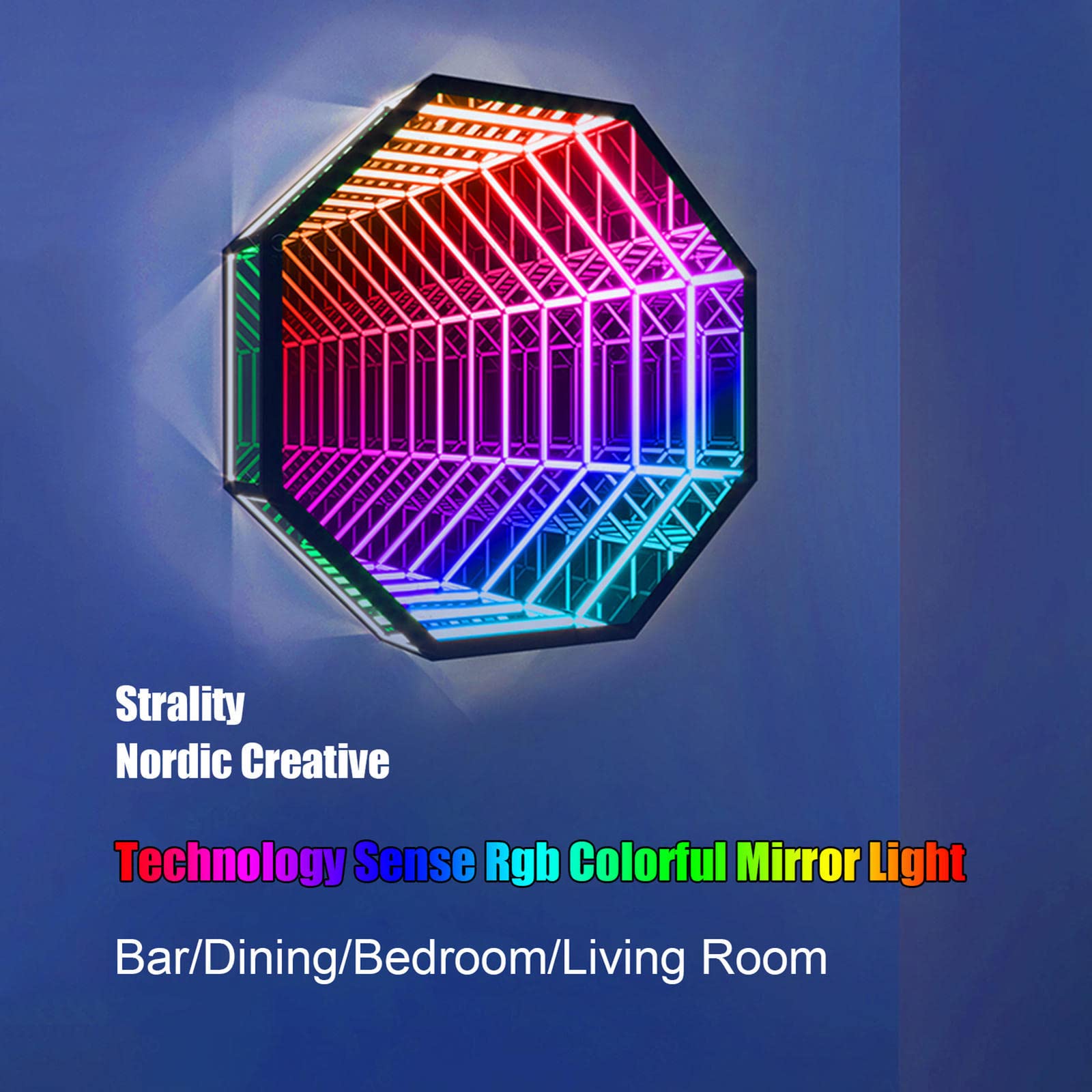 Espejos Led Cambiantes Infinitos Espejo Infinito LED Portátil Para