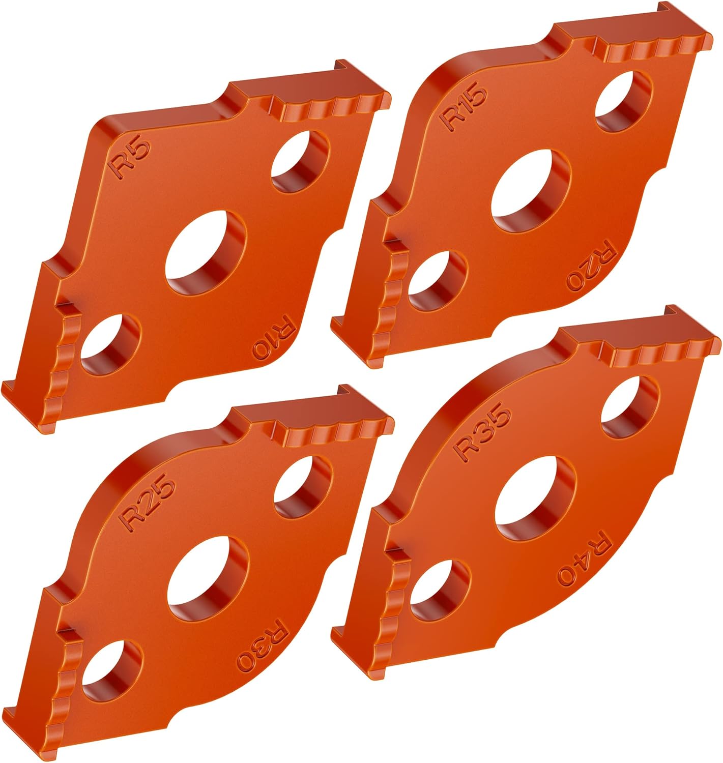 Amazon.com: Kolvoii Radius Jig Router Templates, 4 Packs Corner Radius ...