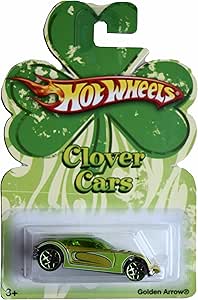 Amazon.com: Hot Wheels Golden Arrow, Clover Cars [Green] : Toys & Games