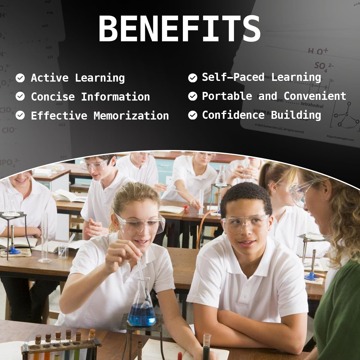 Snapklik.com : Science Glen: Premium Chemistry Ion Flash CardsBecome A ...