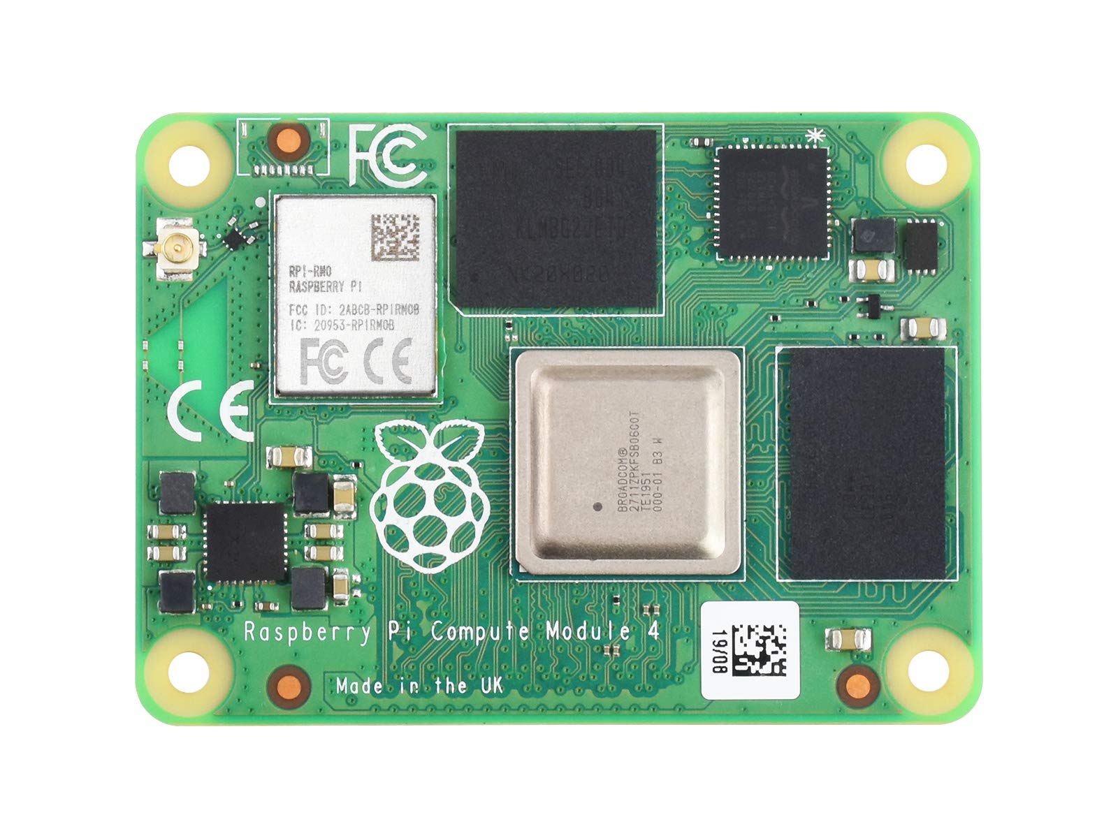 Buy Raspberry Pi Compute Module 4, Options for RAM / EMMC / Wireless ...