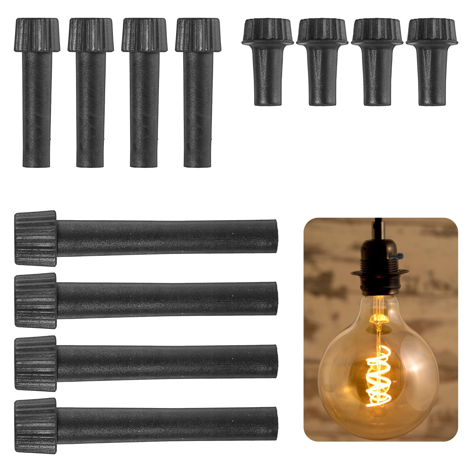 12 Pack Light Lamp Turn Switch Knobs, lamp Switch Replacement, Socket ...