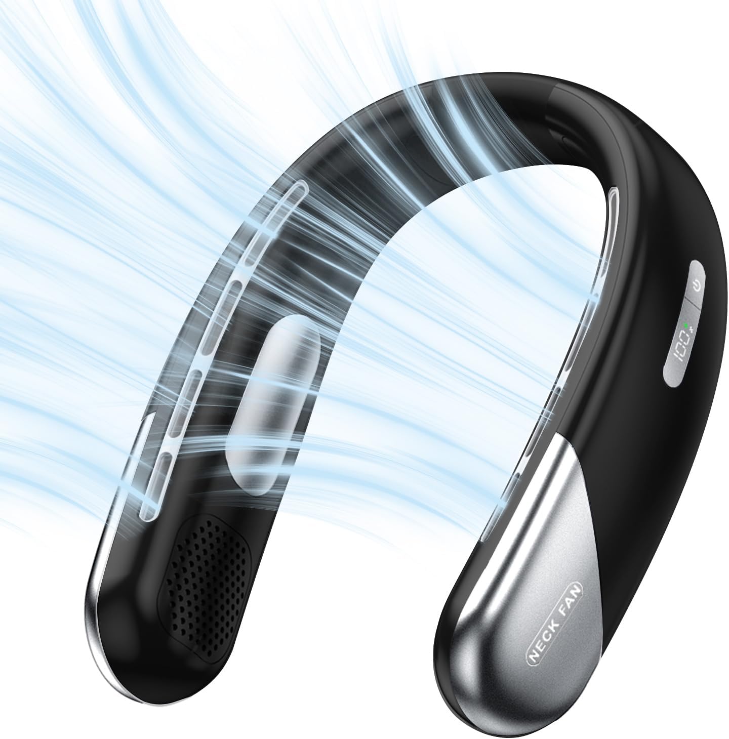 Amazon.com: Portable Neck Fan Personal 4000mah Bladeless Cooling Neck ...
