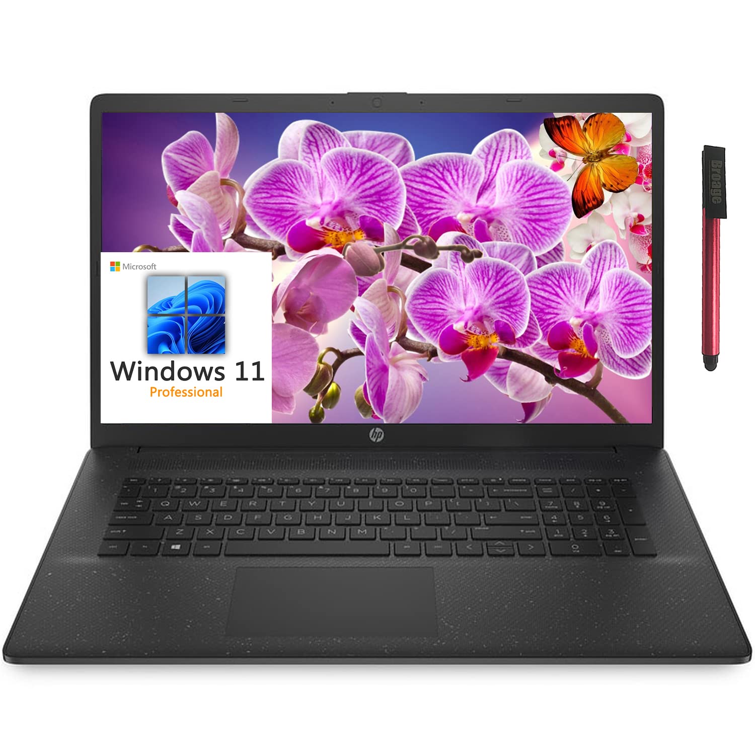 HP [Windows 11 Pro 17 17.3" FHD Business Laptop, Intel Quad-Core i7 ...