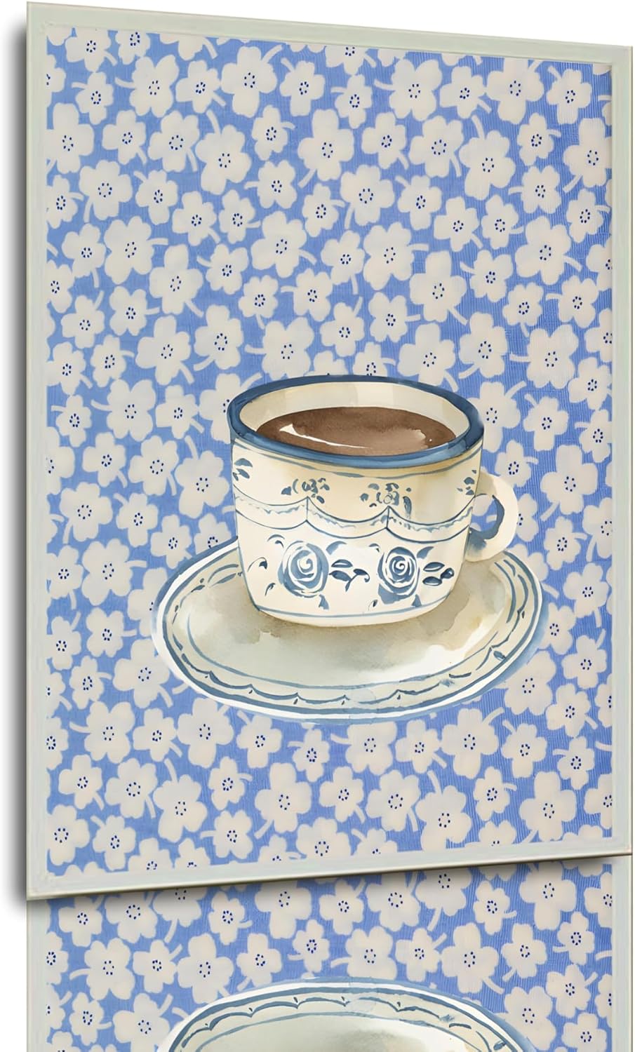 Amazon.com: LTTAMRY Coffee With Grandma Wall Art.Cottagecore Decor ...