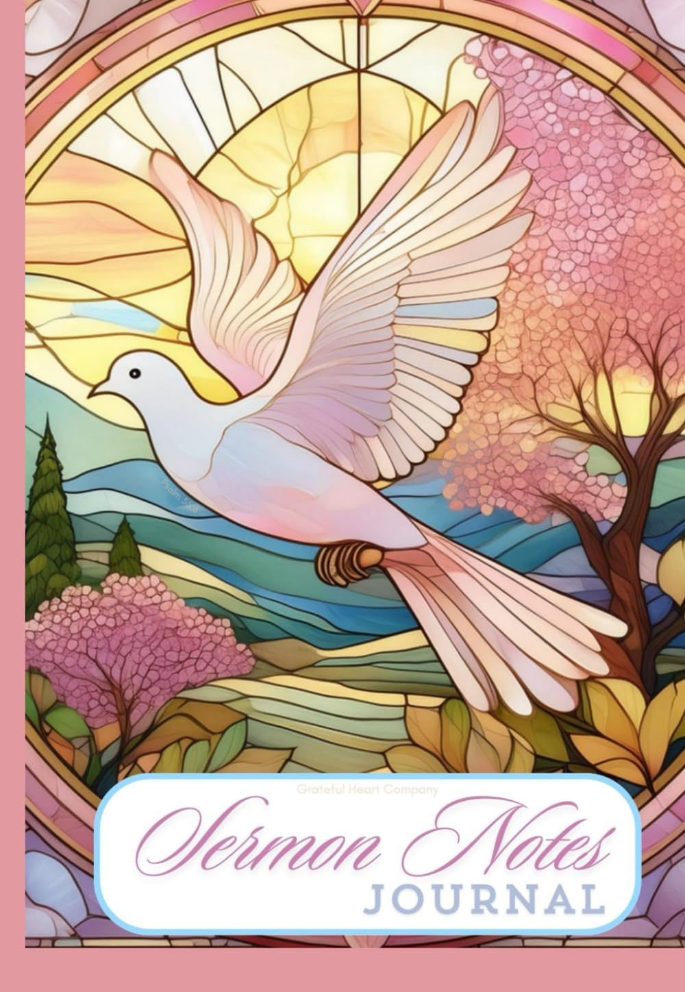 Grateful Heart Company Sermon Notes Journal: Multicolor 5.7 Inch x 8.26 ...