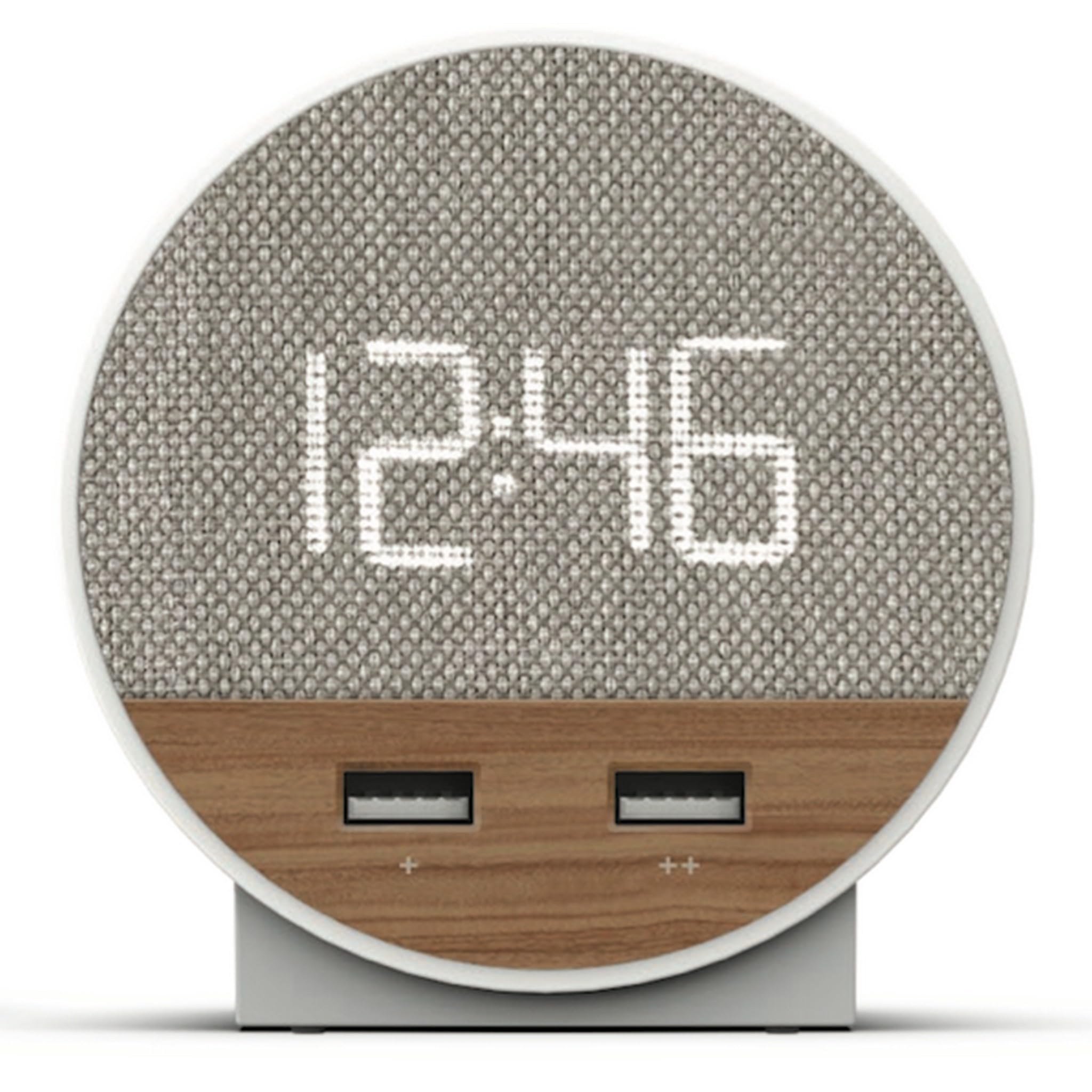 Amazon.com: Nonstop NSO2-WFL USB-C Hotel Alarm Clock, WalnutWeave