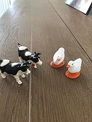 Amazon.com: Montessori Animal Match - Miniature Farm Animal Toy ...