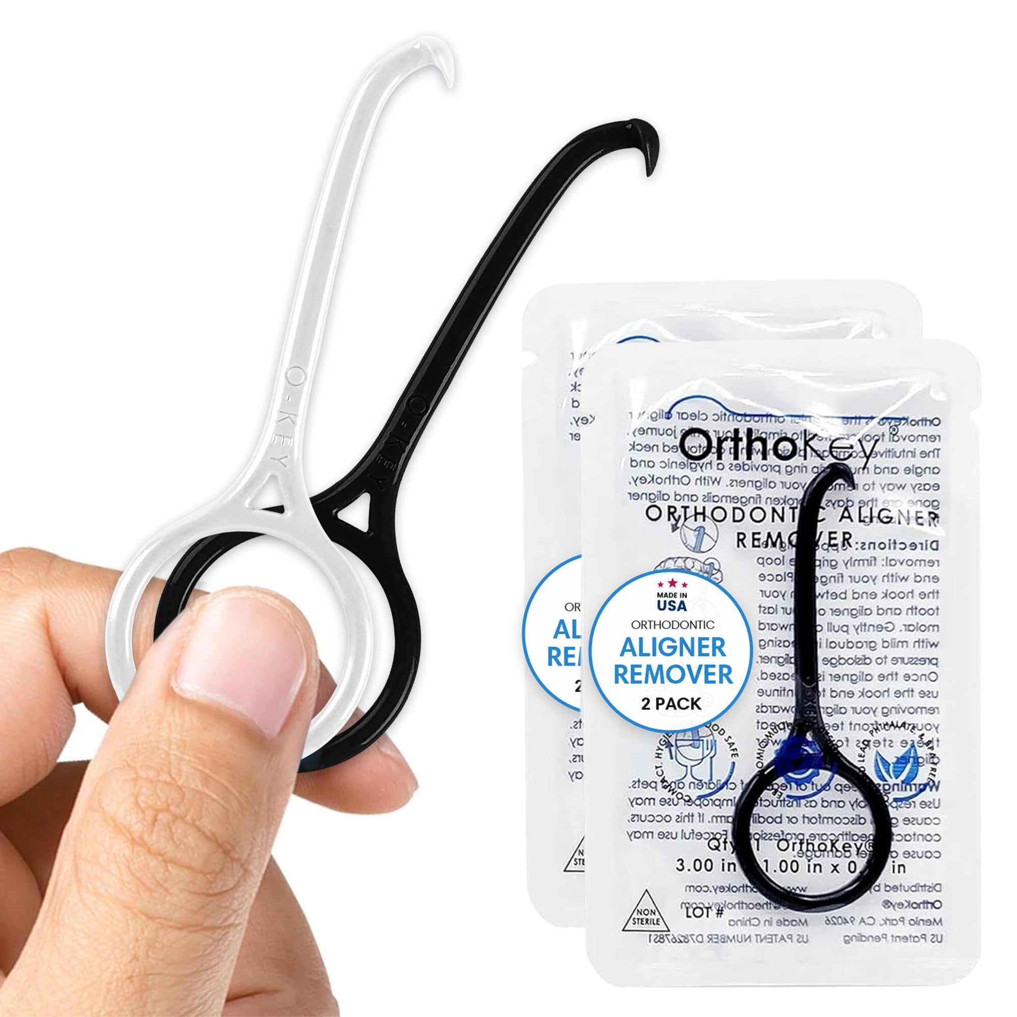 Amazon.com : OrthoKey Clear Aligner Removal Tool for Teeth — Grabber ...
