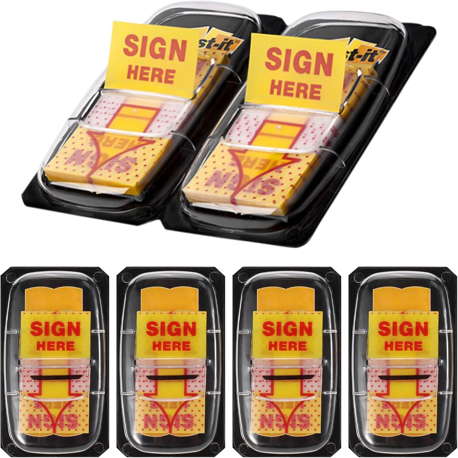 300 Pcs Sign Here Tabs Signature Stickers, Sign Here Sticky Notes Arrow ...