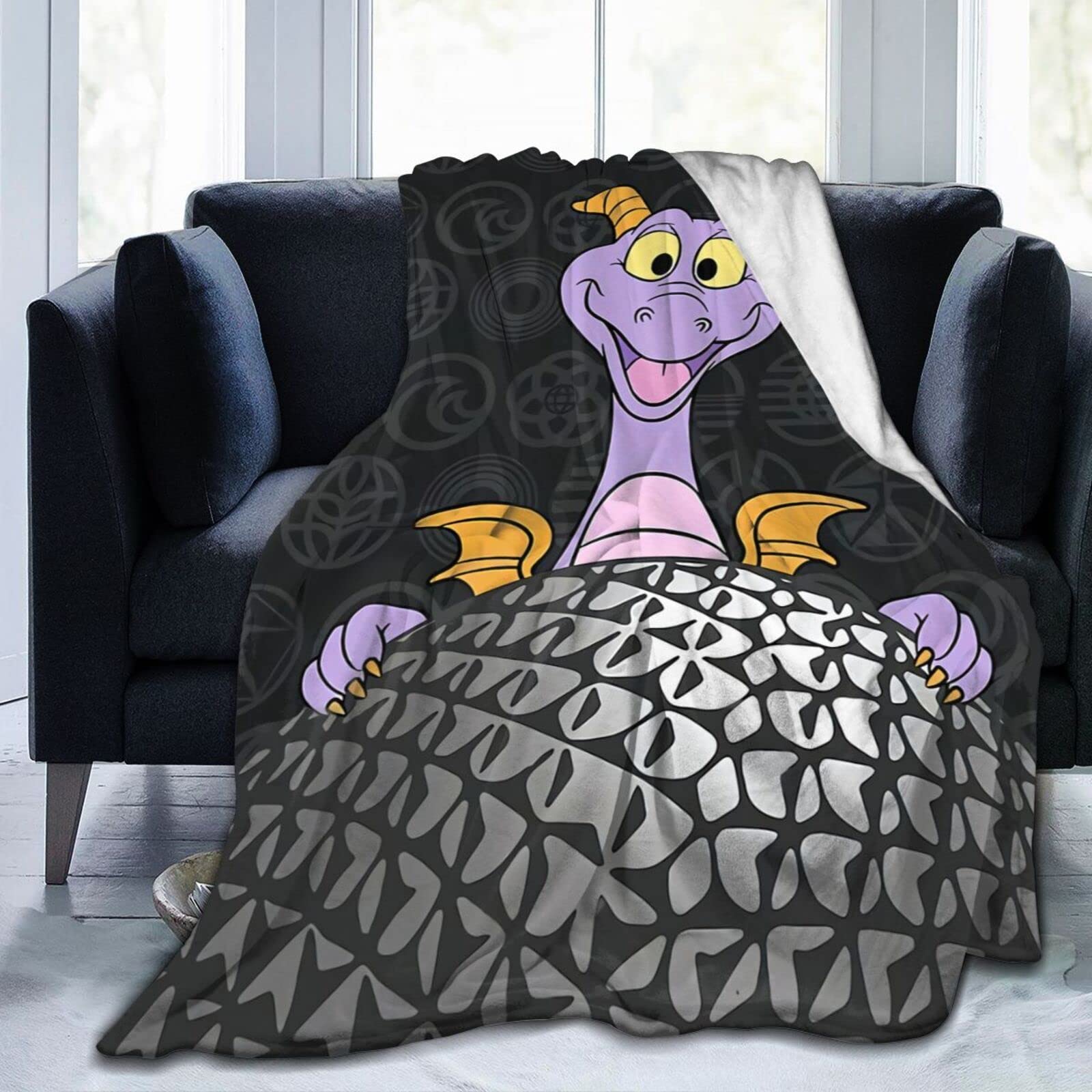 Amazon.com: Ultra-Soft Micro Fleece Blanket Figment Fashion Print All ...