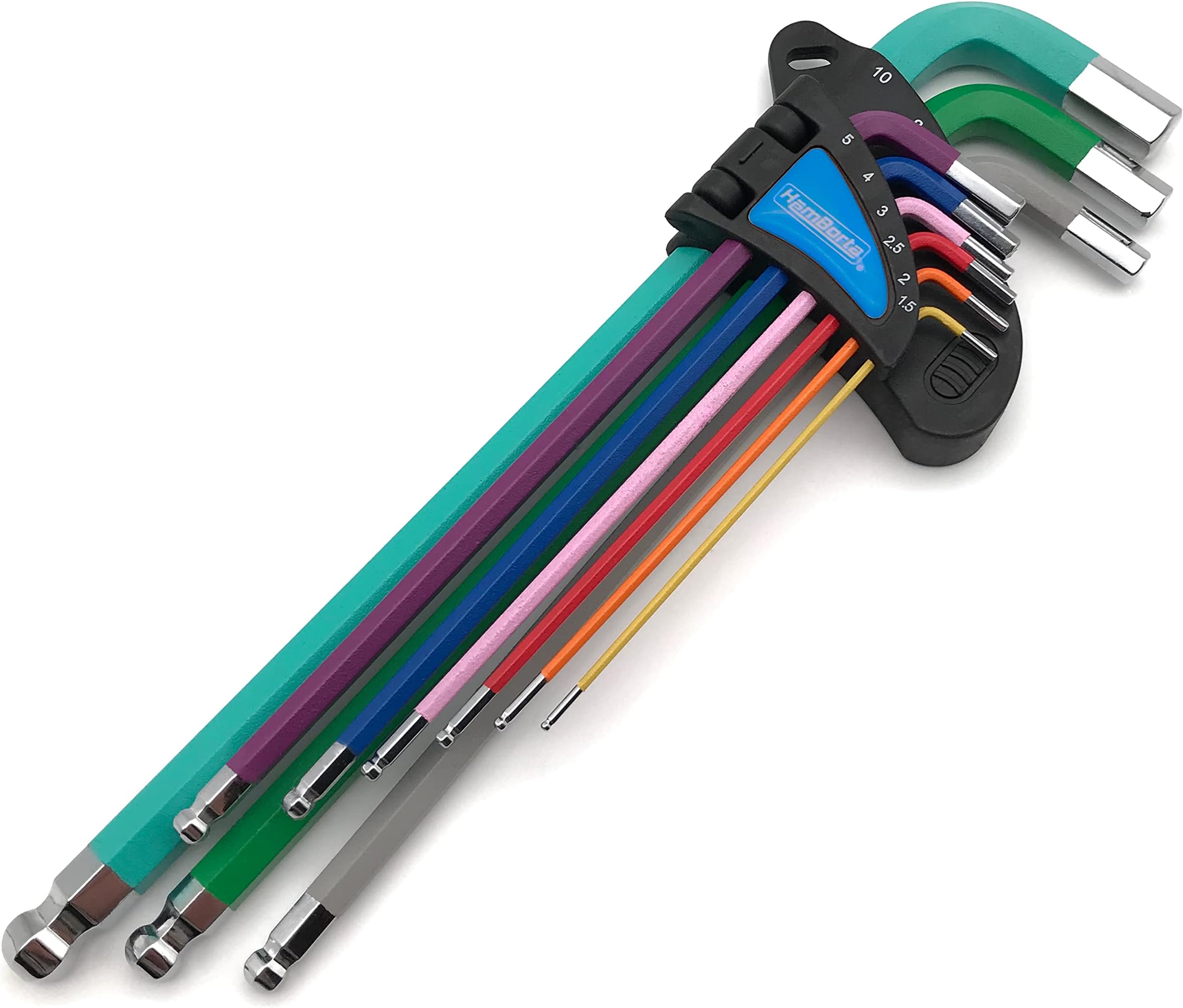 Draper 10 Piece Hexagon and Ball End Allen Key Set | Metric/Imperial ...