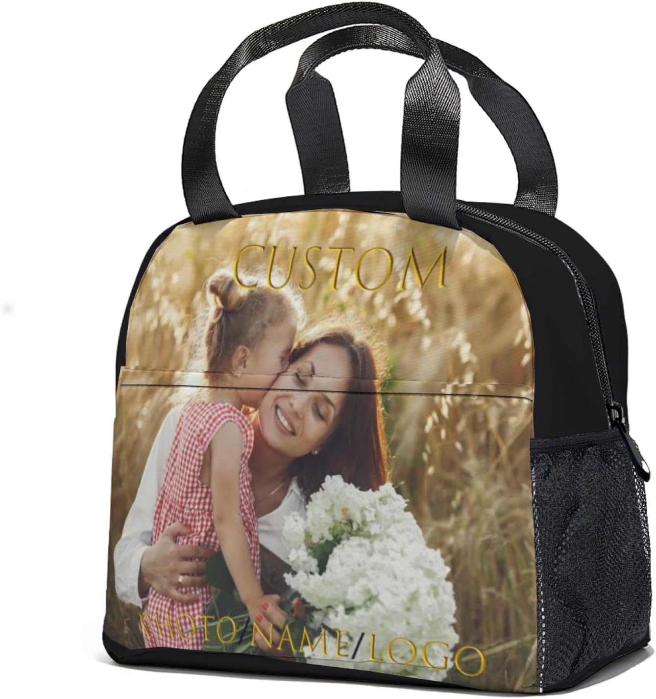 Amazon.com: BeUrSelf Custom Lunch Bag Box Personalized Custom Lunch Box ...