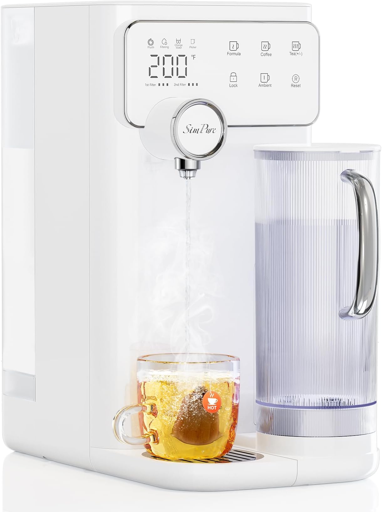 Waterdrop K19-H Countertop Reverse Osmosis System, Instant Hot Water ...
