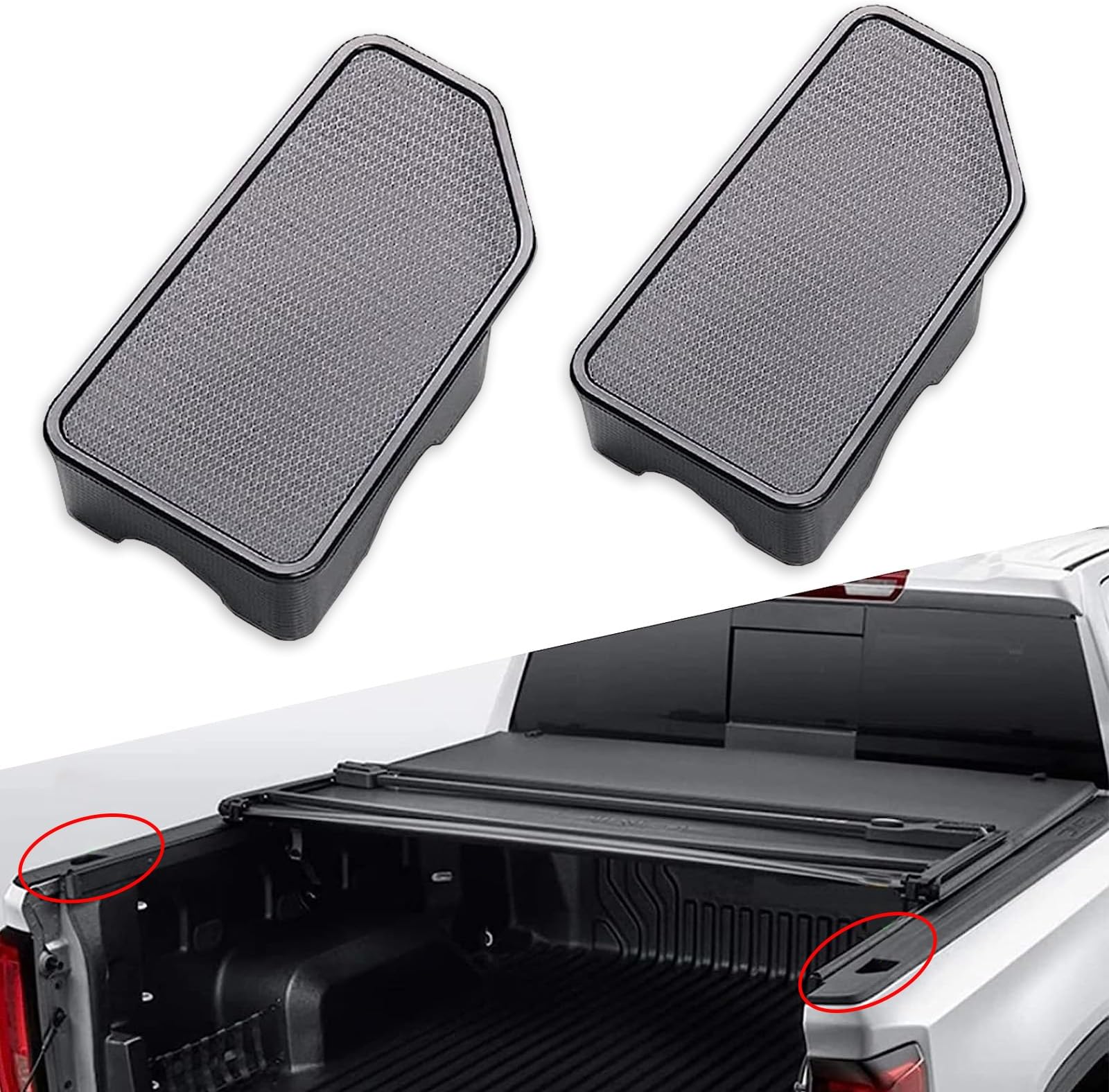 Amazon.com: Stake Pocket Covers for GMC Chevy Silverado Sierra 1500 ...