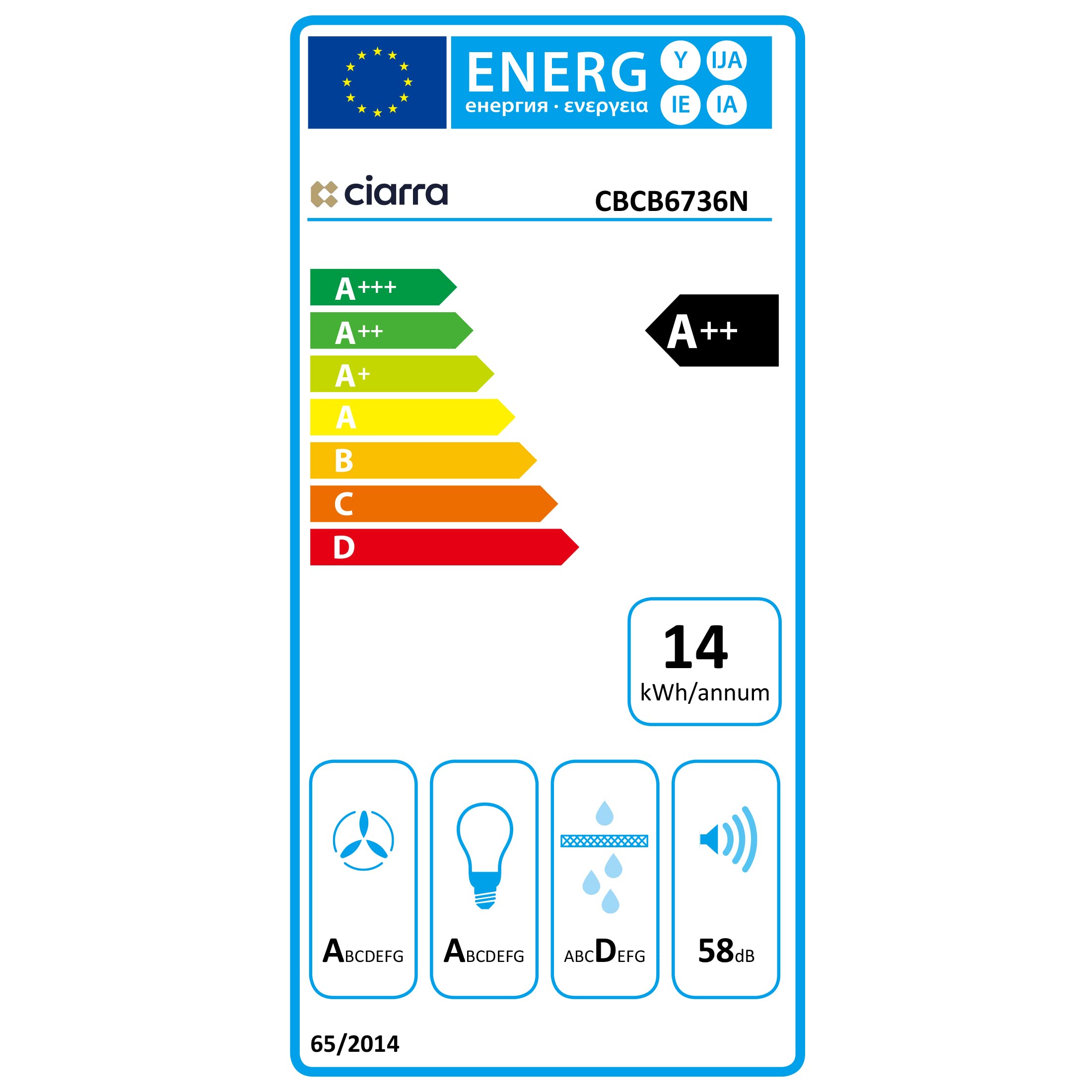 Balay 3BC565GN - Campana decorativa de pared, Serie Cristal, inclinada ...