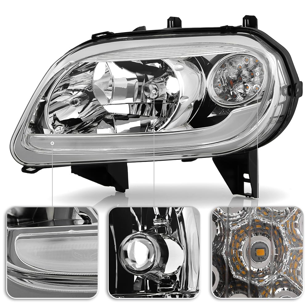 Snapklik.com : For 2006-2011 Chevy HHR Upgrade Style Chrome Housing LED ...
